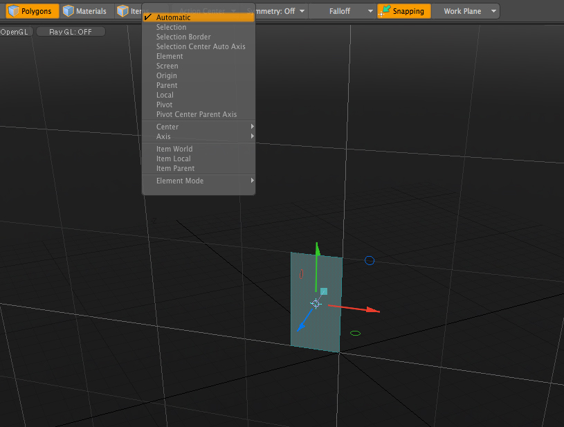 Modo Basics 03: Action Center 作業基点 – ikona